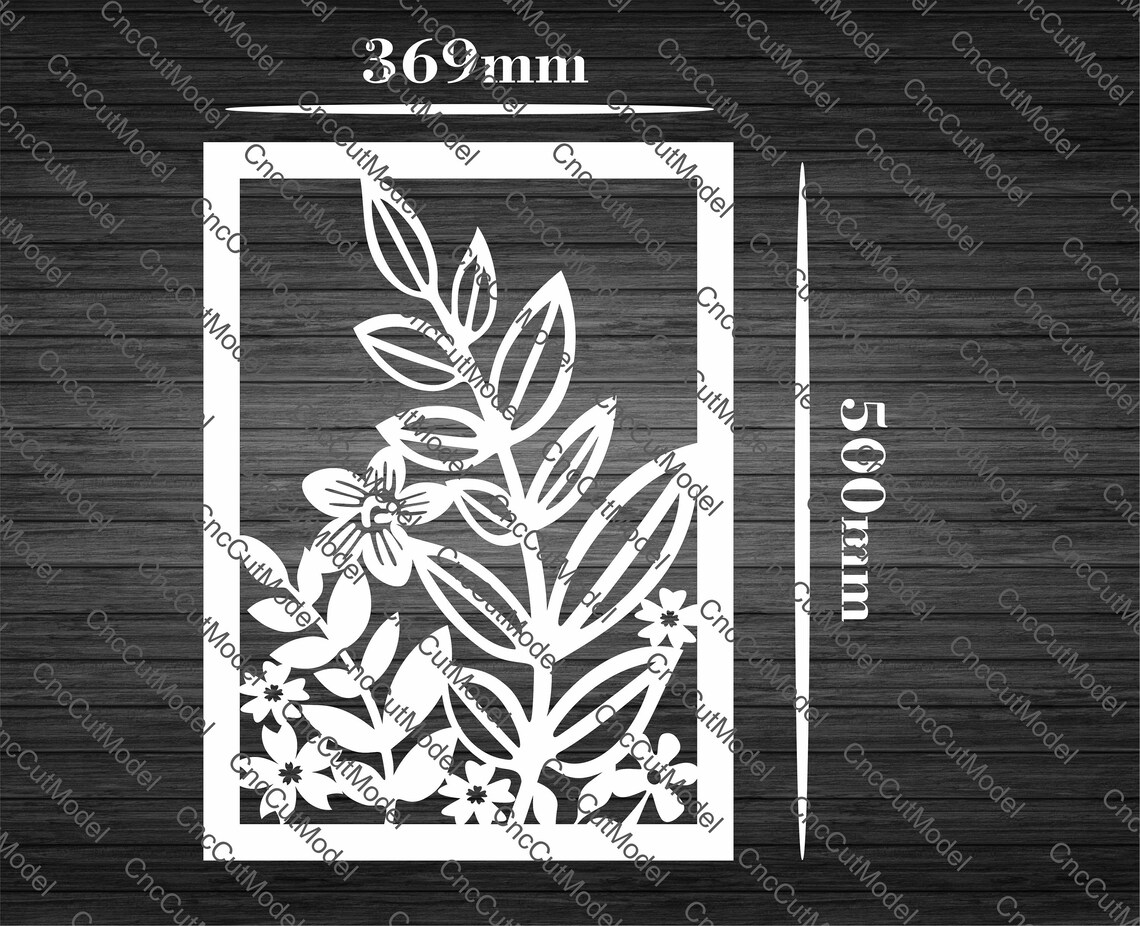 3 Panel Wall Art Decor With Tropical Leaves and Floral | Etsy