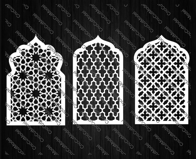 Interior Decorative Arch Windows With Moroccan and Arabic - Etsy