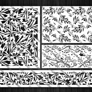 50+ Tropical Leaves Decorative Panels Bundles, Room Divider Screen With ...