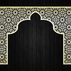 Decorative Arches With Moroccan Style, Islamic Wall Patterns, Arabic ...