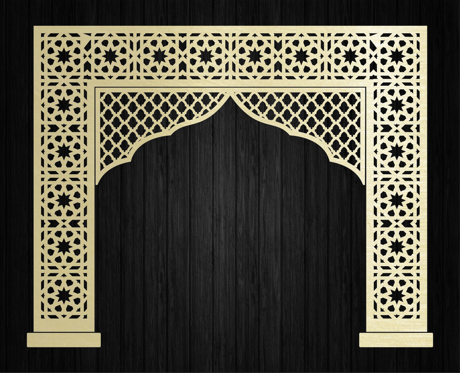 Ornamental Arches With Arabic and Moroccan Style, Decorative Wall Decor ...