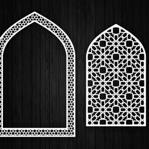 Modular Decorative Arabic Arches Bundles, Wall Decor Panel Moroccan ...