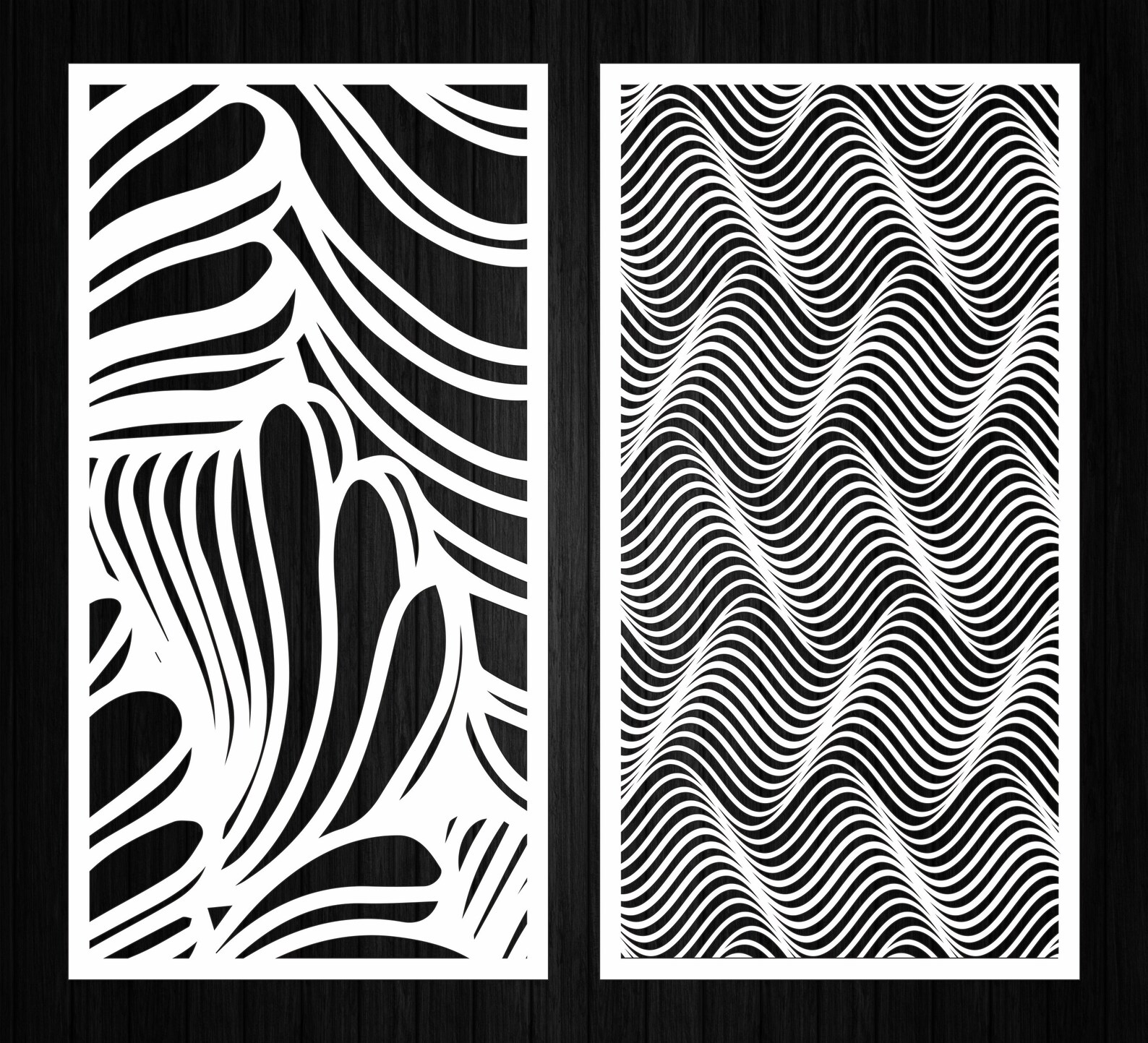 7 Vector Geometric Art Panels dxf. Ai. Svg. Dwg. Eps. | Etsy Australia