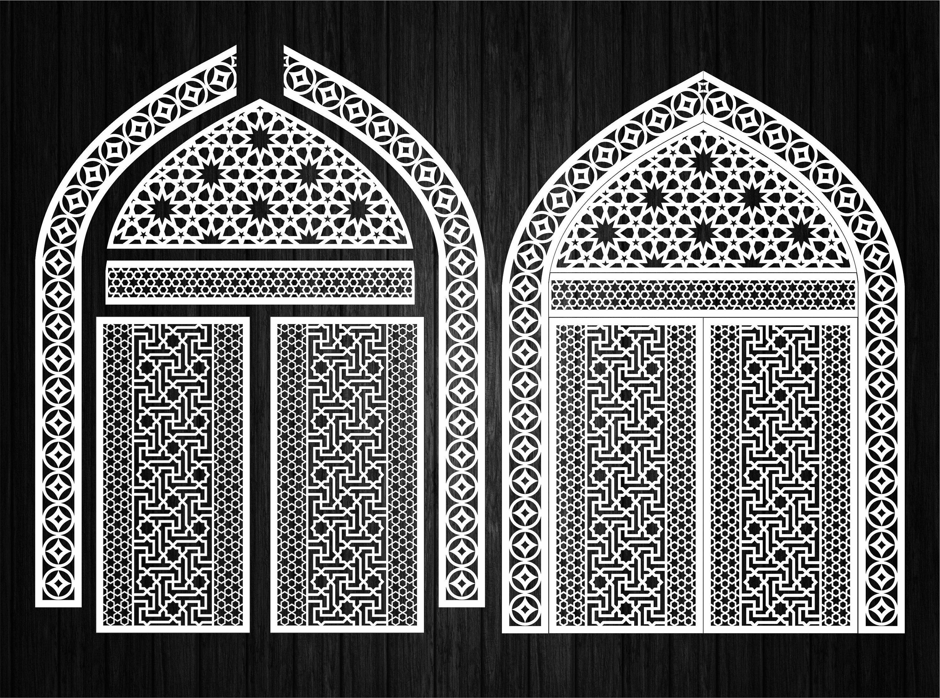 Islamic Arches Vector