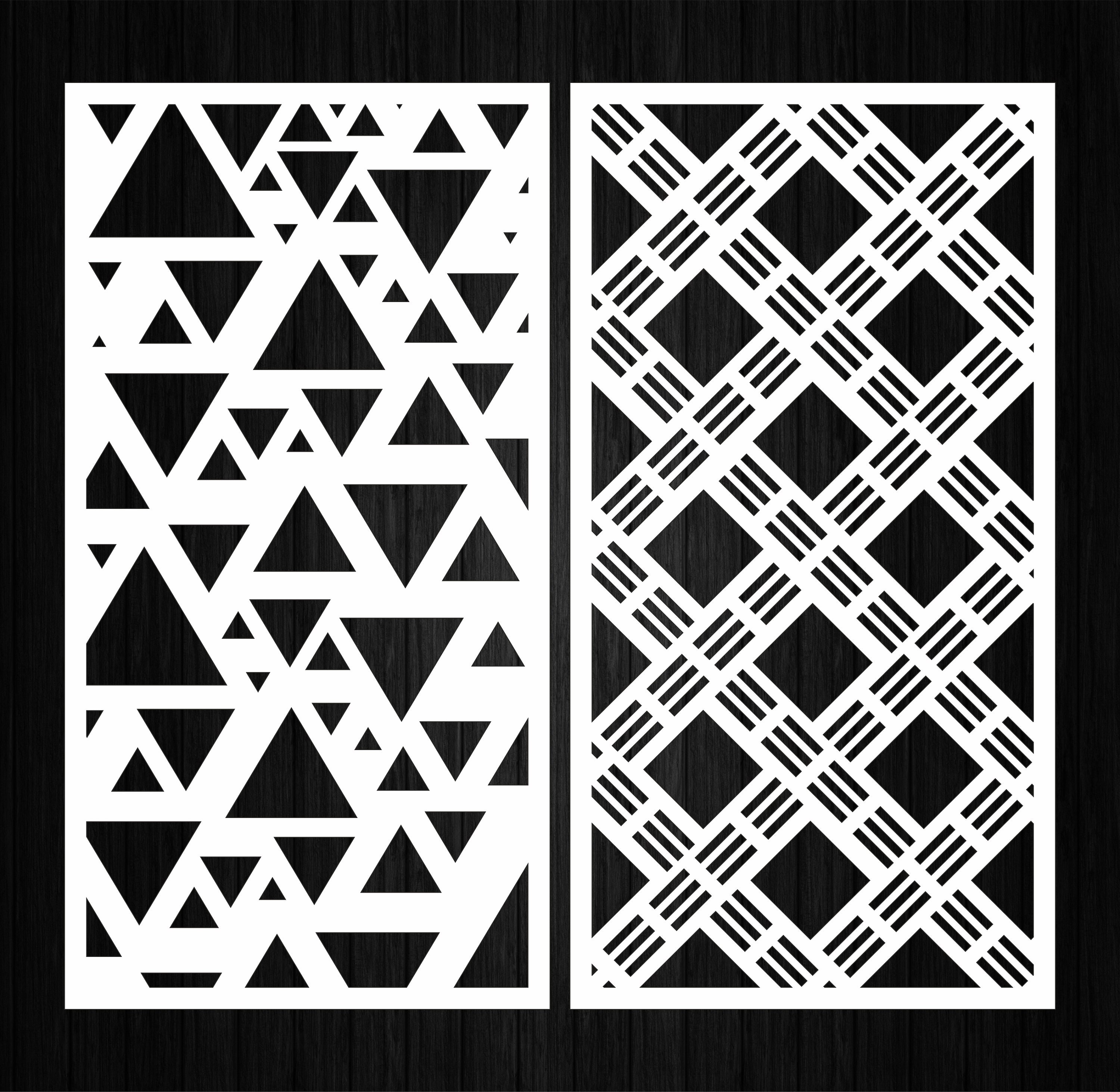 Set of 10 vector panels with abstract and geometric patterns | Etsy