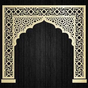 Ornamental Arches With Arabic and Moroccan Style, Decorative Wall Decor ...