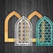 6 Decorative Window Arches With Patterns Cathedral Window - Etsy