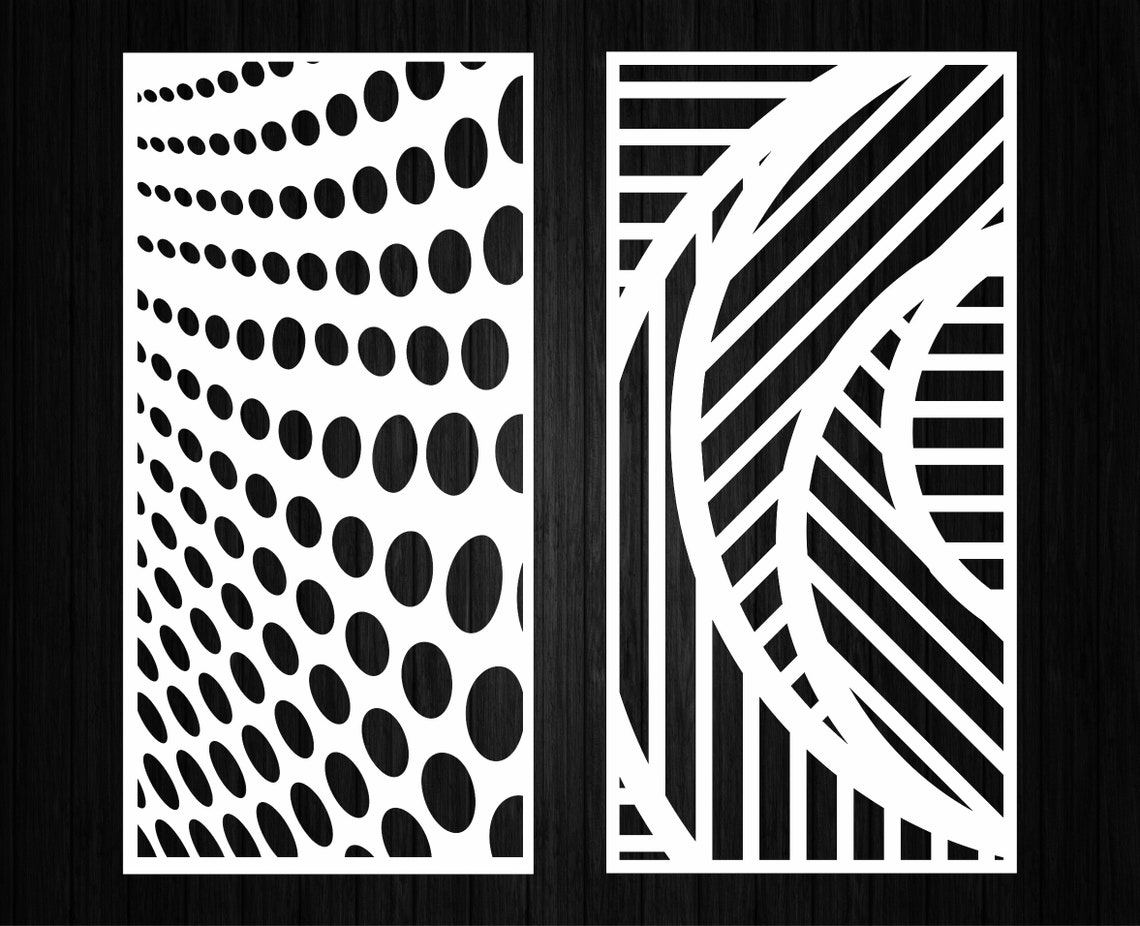 Decorative Ornamental Art Panel. dxf.svg.ai.eps. Room | Etsy