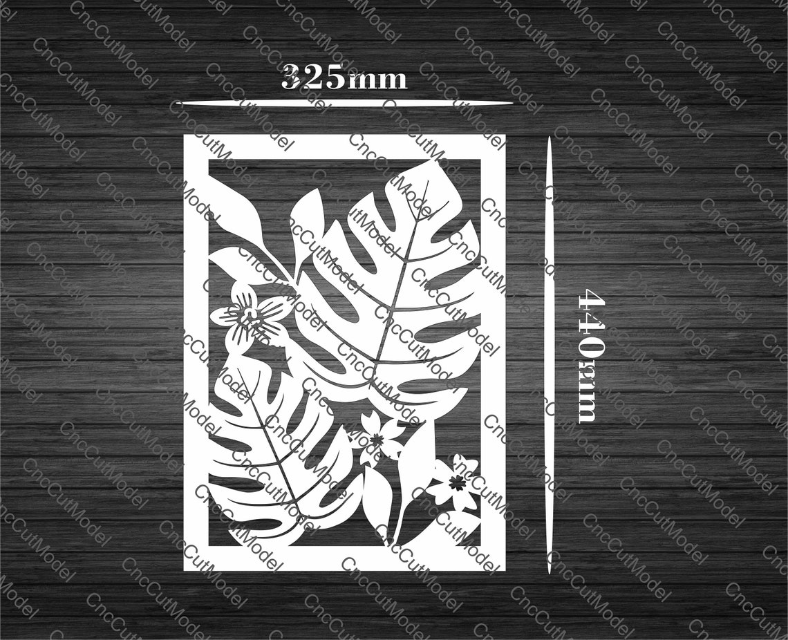 3 Panel Wall Art Decor With Tropical Leaves and Floral | Etsy