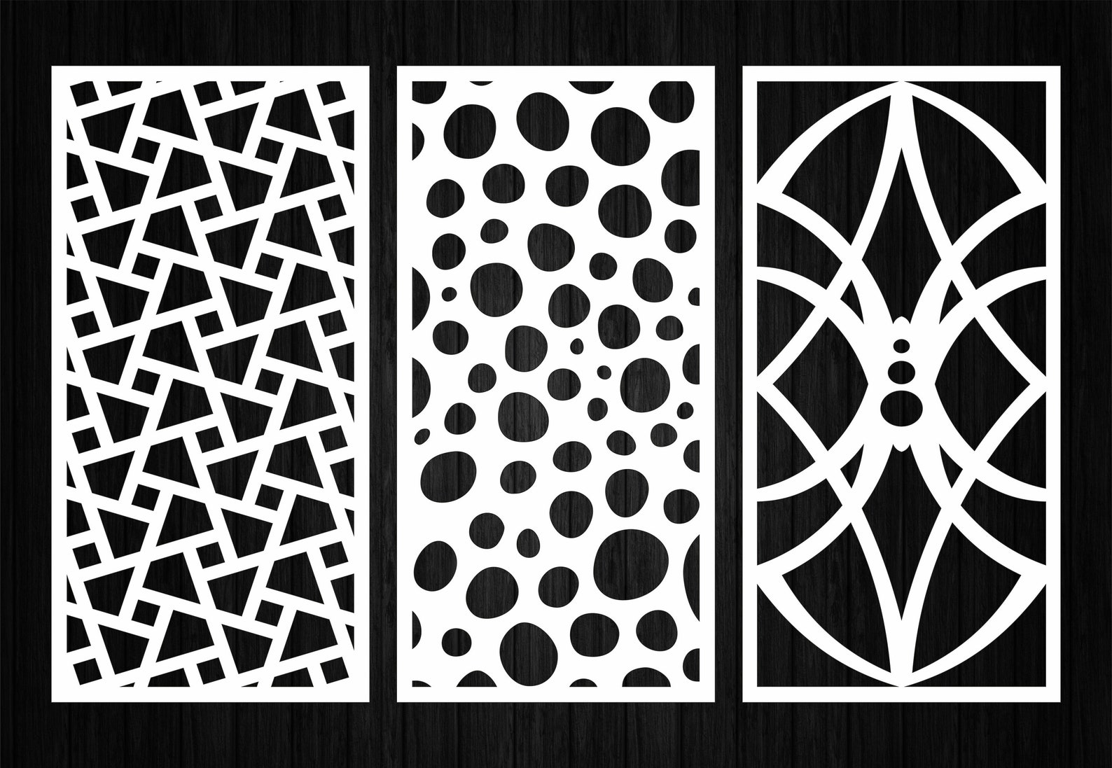 7 Decorative Art Panel.room Divider ai.dxf.svg.eps.wall - Etsy