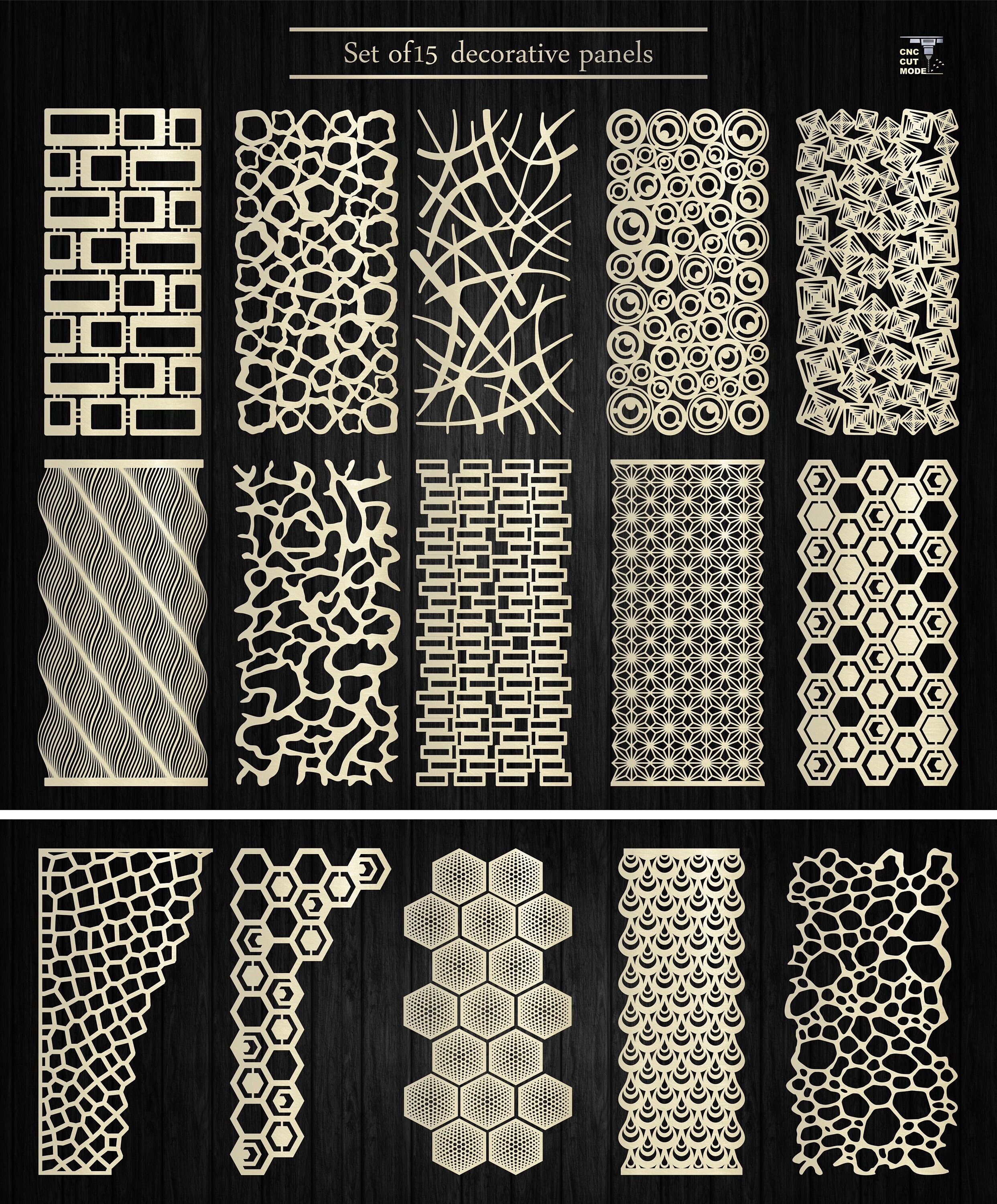 Drawing & Illustration wall partitions stencils ai decorative room ...