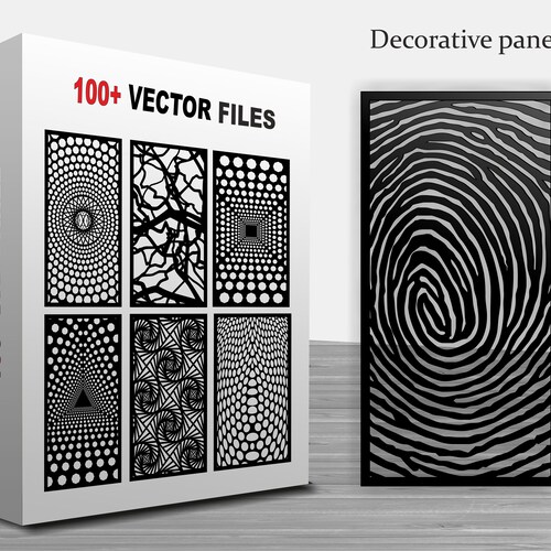 Laser Cut Decorative Screen Panels Pattern SVG CDR DXF File - Etsy