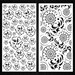 Floral Patterns, Set of Vector Panels ( DXF.AI.SVG.) for Laser and ...