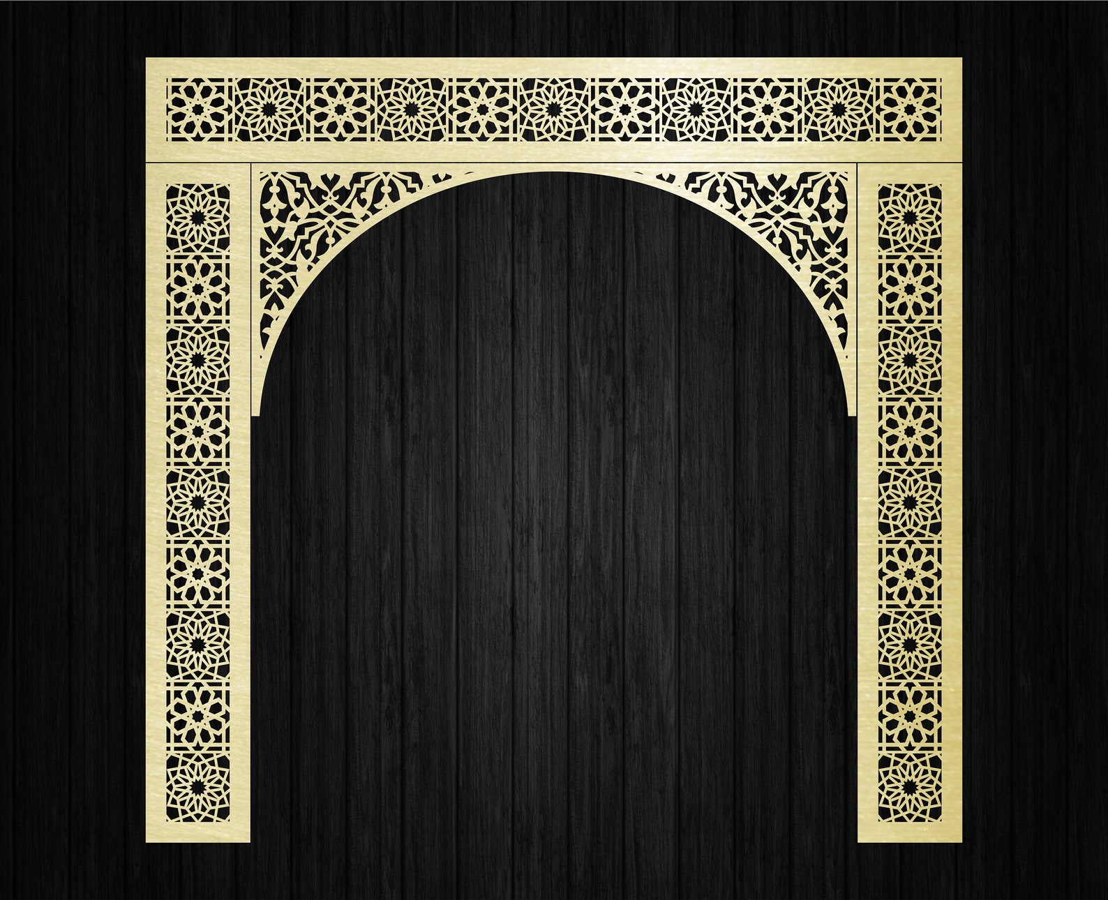 Ornamental Arches With Arabic and Moroccan Style, Decorative Wall Decor ...