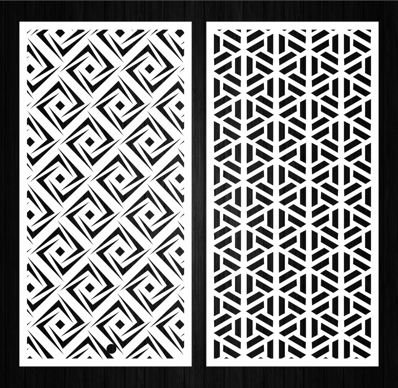 Decorative Panels Set of 11 Vector Patterns dxfaisvg for - Etsy