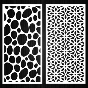 7 Decorative Geometric Panel Dxf.ai.svg.eps. Room Divider. Inter Room ...