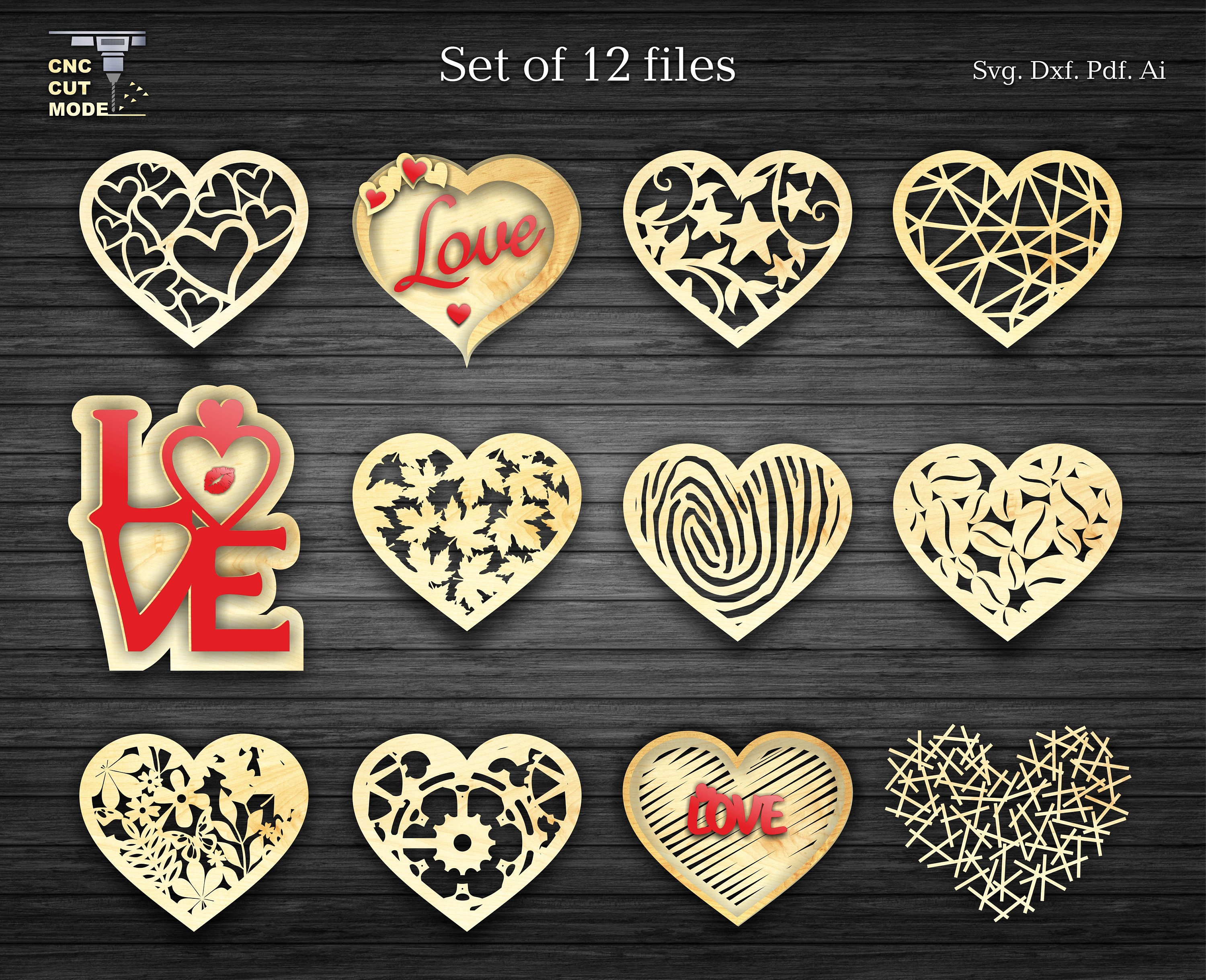 Meh Heart Valentines Day CNC Plasma Decor Home Décor Signs etna.com.pe