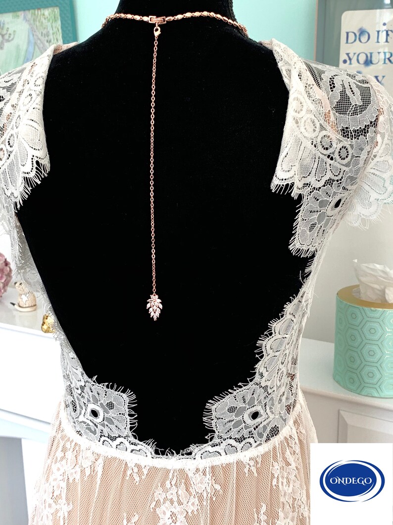 Rückenkette Rosegold Brautschmuck Set Schmuckset Strass - Etsy.de Rückenkette Rosegold Brautschmuck Set Schmuckset Strass - Etsy.de
