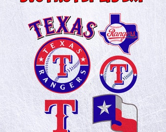 Texas rangers svg | Etsy