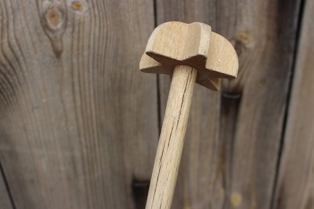 Large Wooden Whisk 48 Cm Kitchen Helper Vintage Country House 50s 60s ...