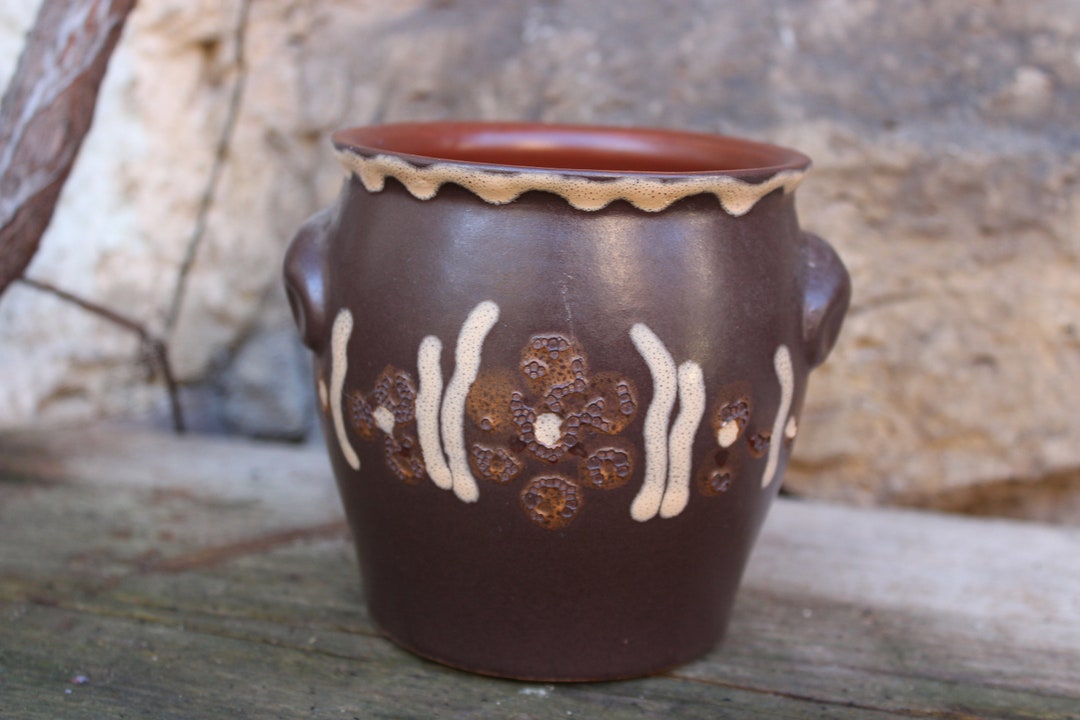 Ceramic Pot Flowerpot Plant Pot Ceramic 70s 80s East German Pottery ...
