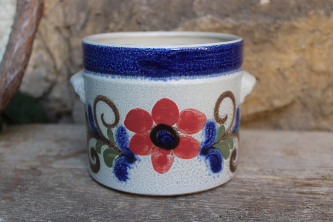 Plant Pot Flower Pot Knödgen 5260/12 Planter Westerwald Ceramics 70s - Etsy