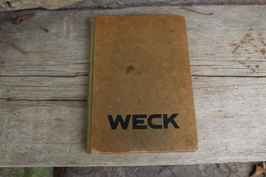 Weck - Cook in Advance Vol. 1 | Revised 10th Edition | J. Weck & Co ...