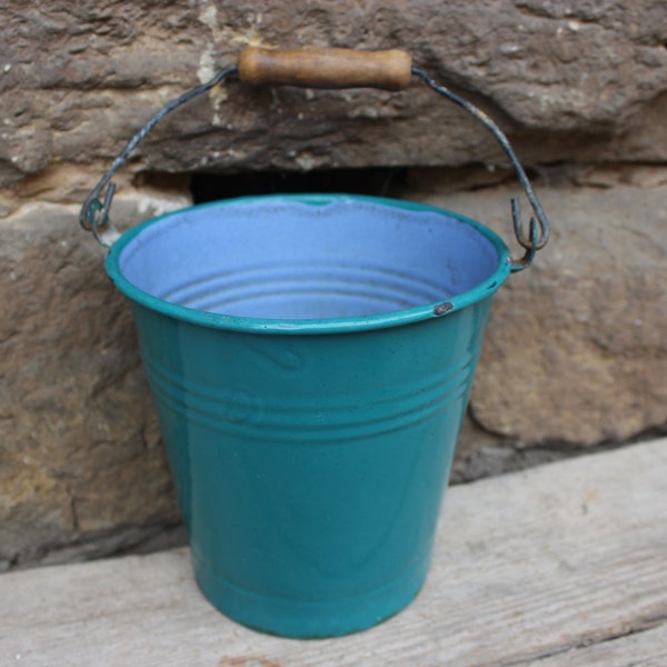 Enamel Bucket - Etsy