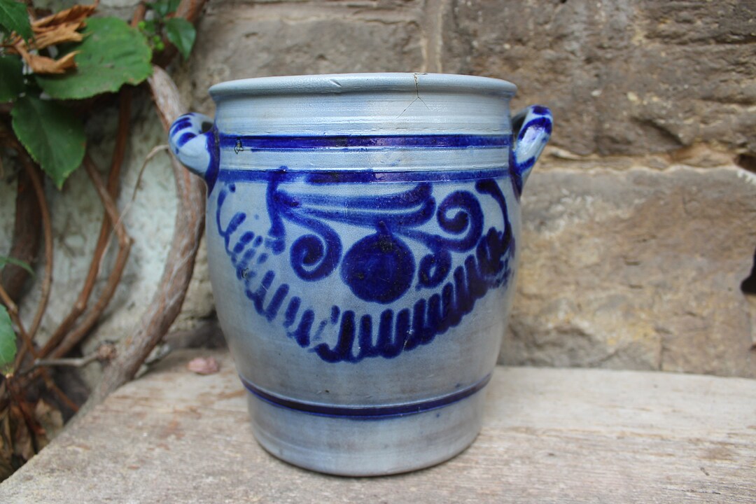 Old Ceramic Pot 5 L Westerwald Stoneware Earthenware Salt Glaze Ceramic ...