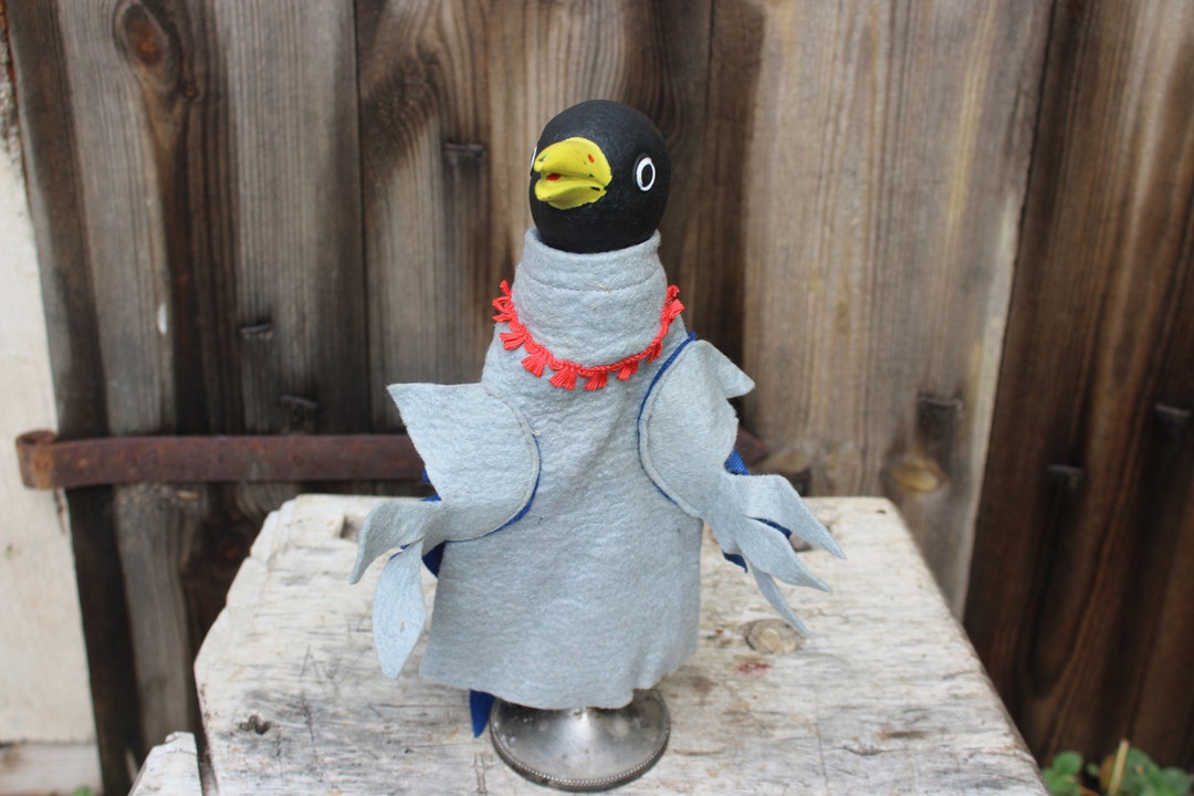 Mrs. Magpie Hand Puppet GDR Vintage 60s 70s - Etsy