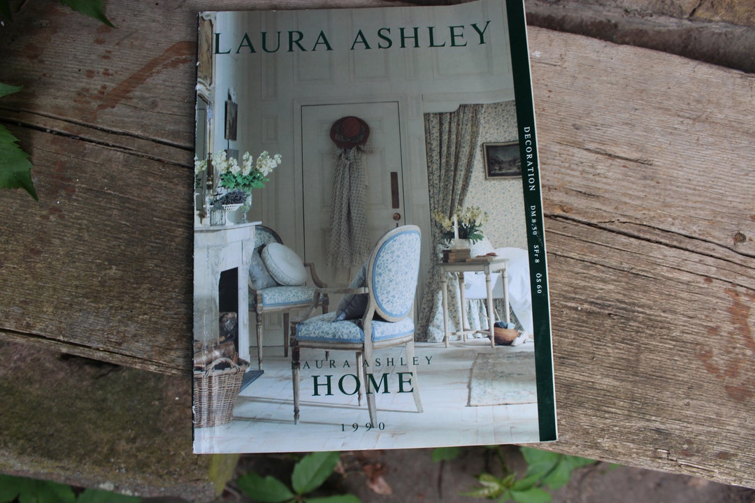 Laura Ashley Catalog 1990 German Wallpaper Fabrics Home Decor Vintage ...
