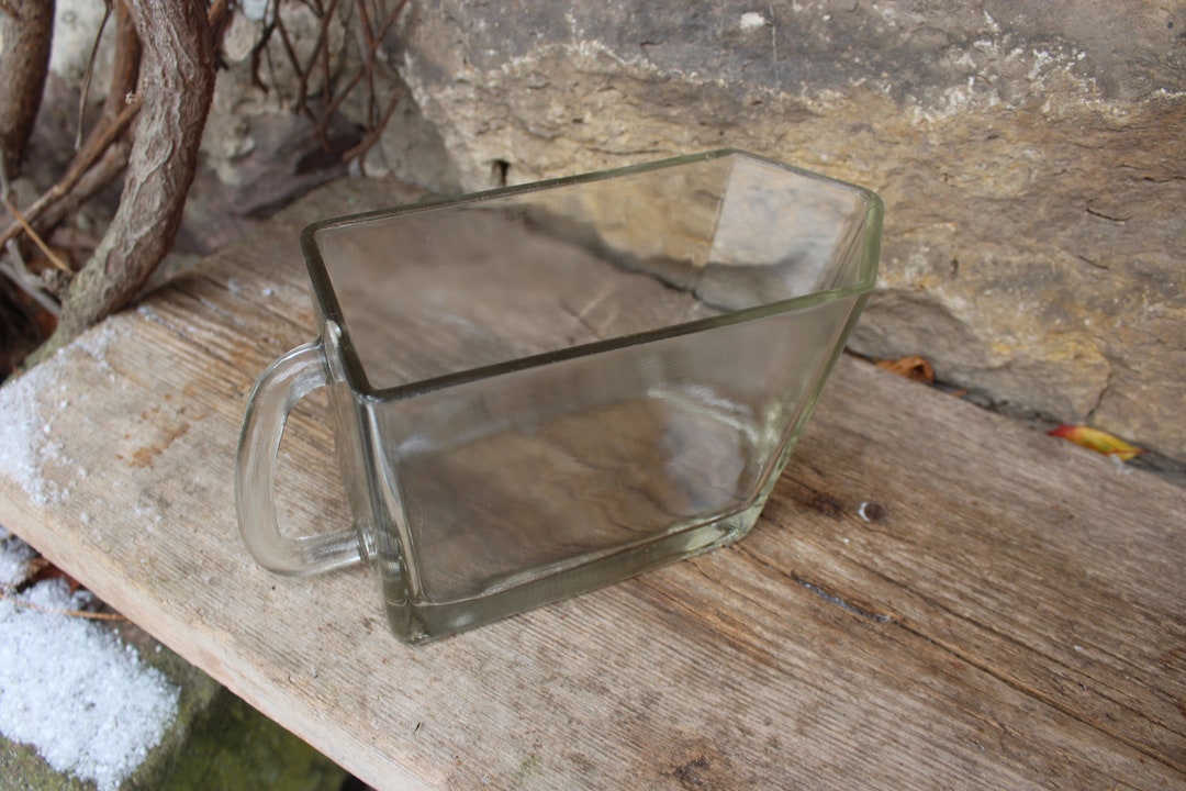 Large Glass Chute Storage Container 30s to 50s - Etsy