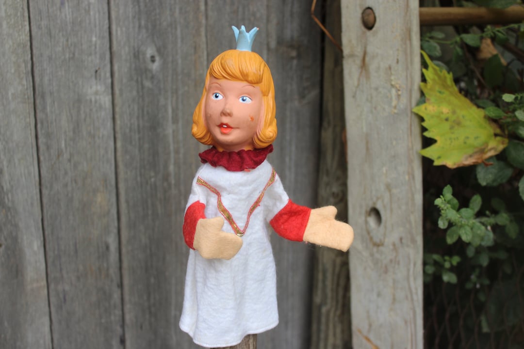 Princess Hand Puppet Plastic Vintage 60s 70s GDR - Etsy