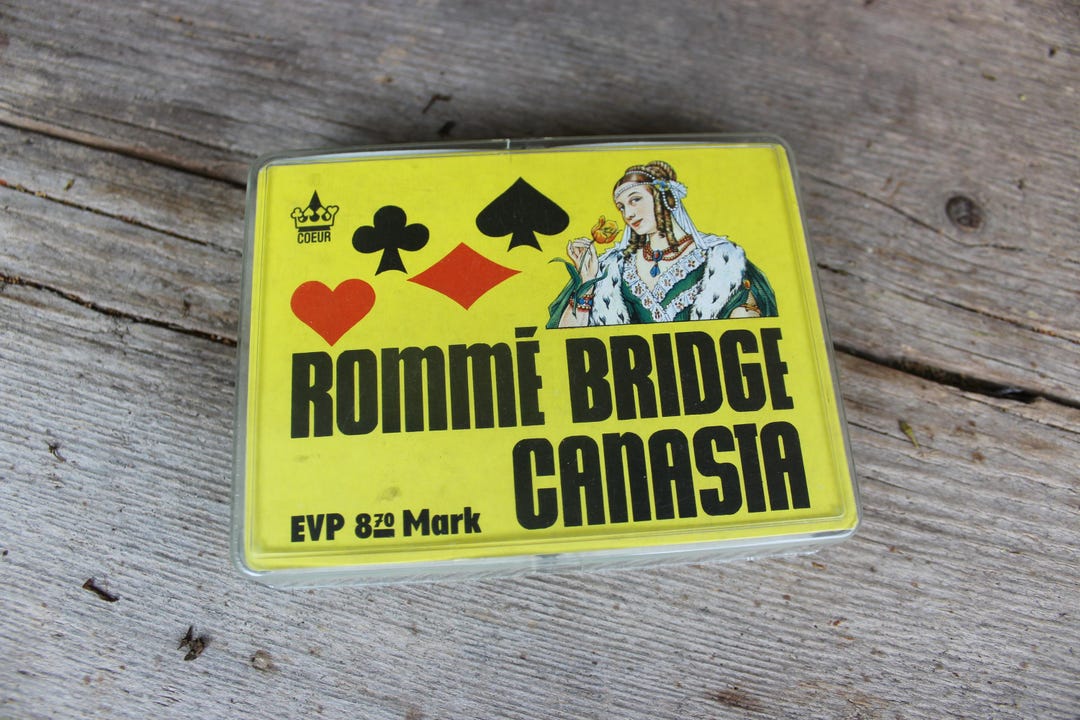 DDR Card Game / Rommé Bridge Canasta / Coer Altenburger Playing Cards ...