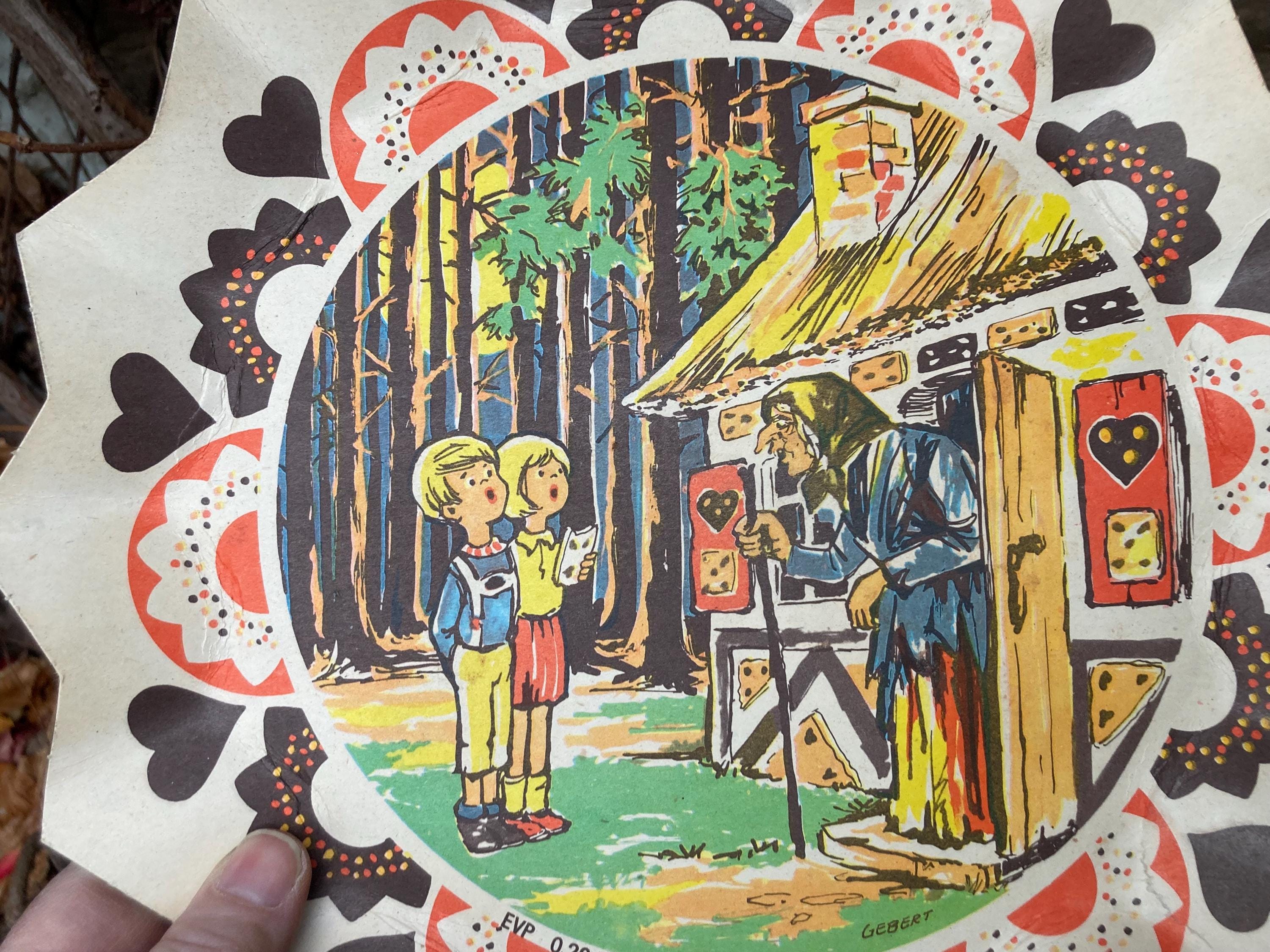 East German Christmas Plates, Hansel and Gretel, Paper Plates, 1960s ...