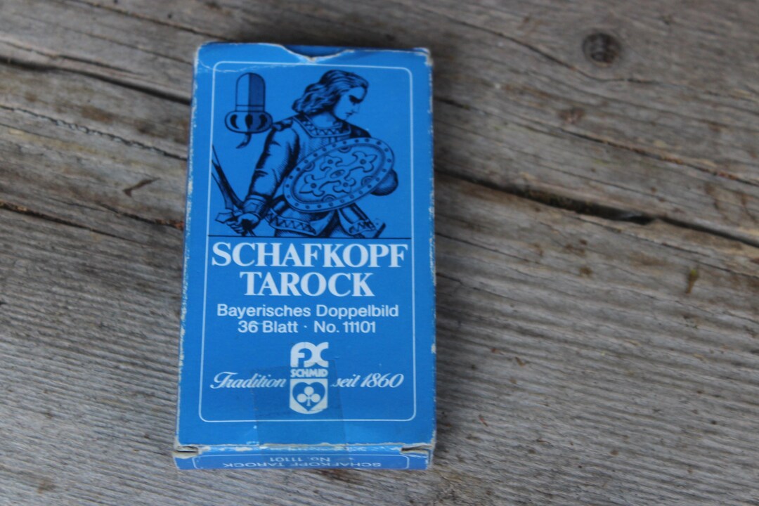 Schafkopf Tarock Card Game SCHMID Spiele Vintage - Etsy