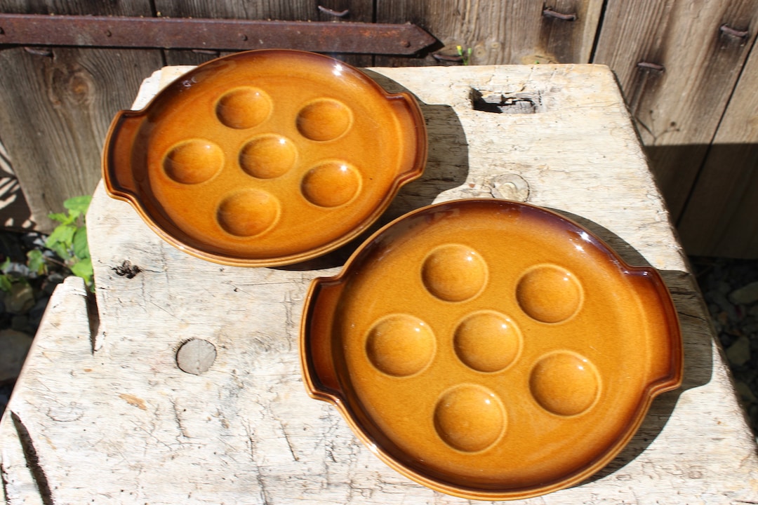 2 Vintage Snail Plates GOEBEL Ceramics 70s 80s - Etsy