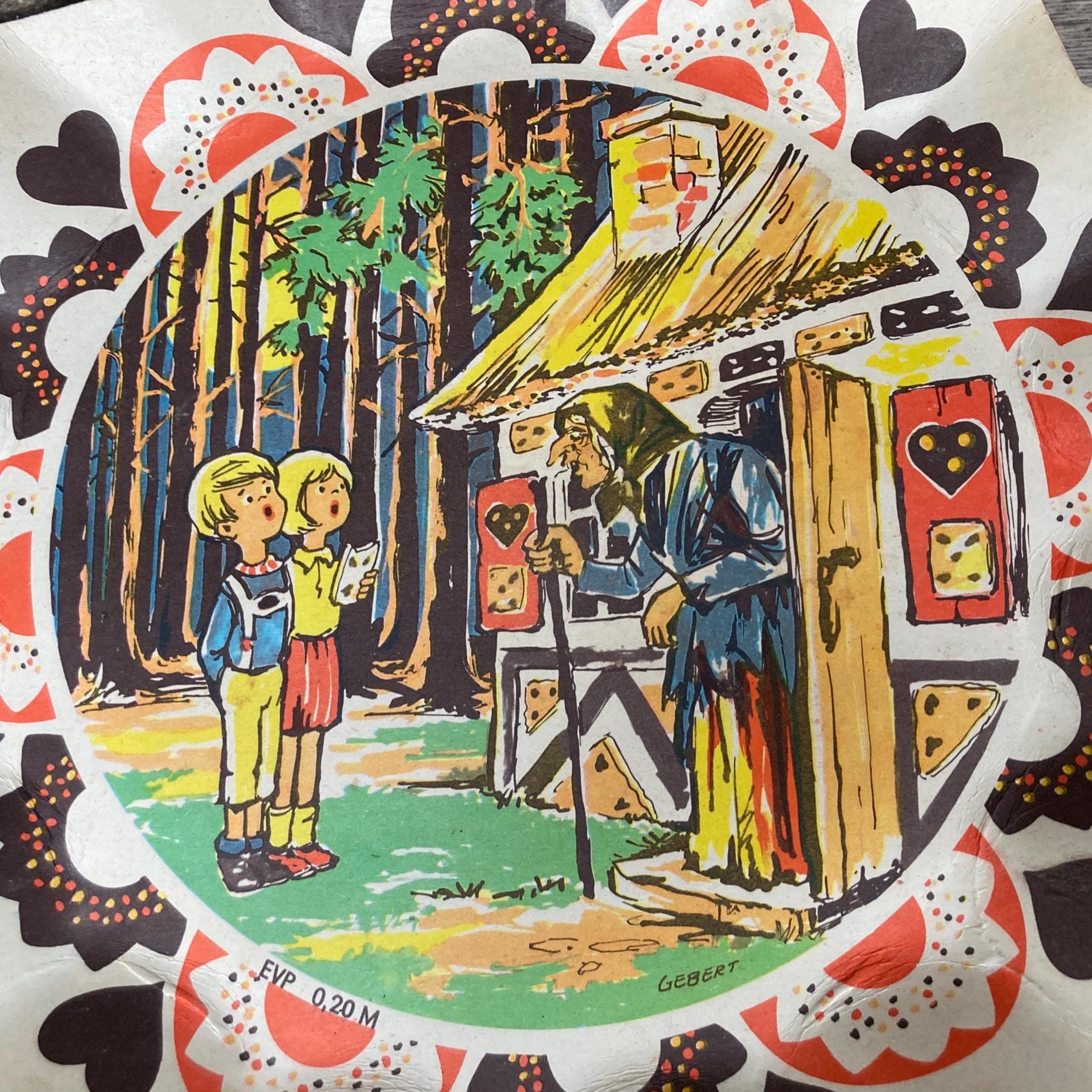 East German Christmas Plates, Hansel and Gretel, Paper Plates, 1960s ...
