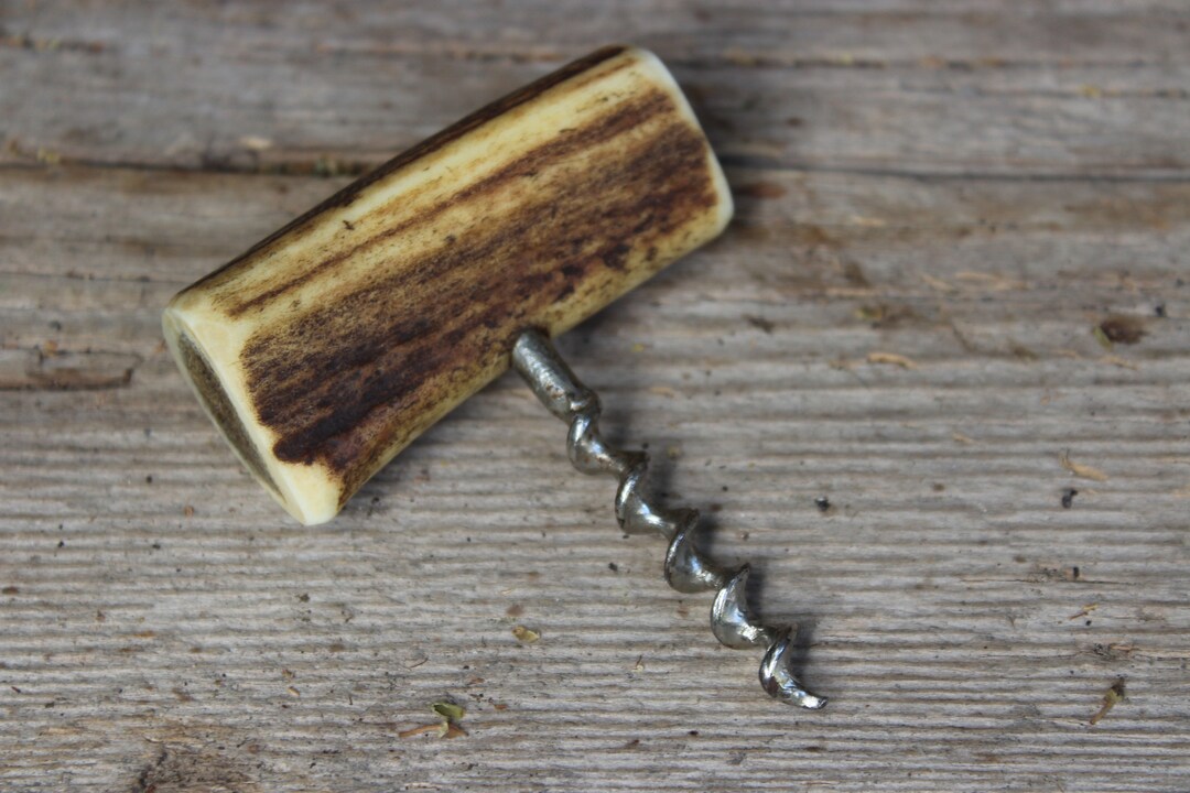 Corkscrew Horn Deer Horn Vintage 60s 70s - Etsy