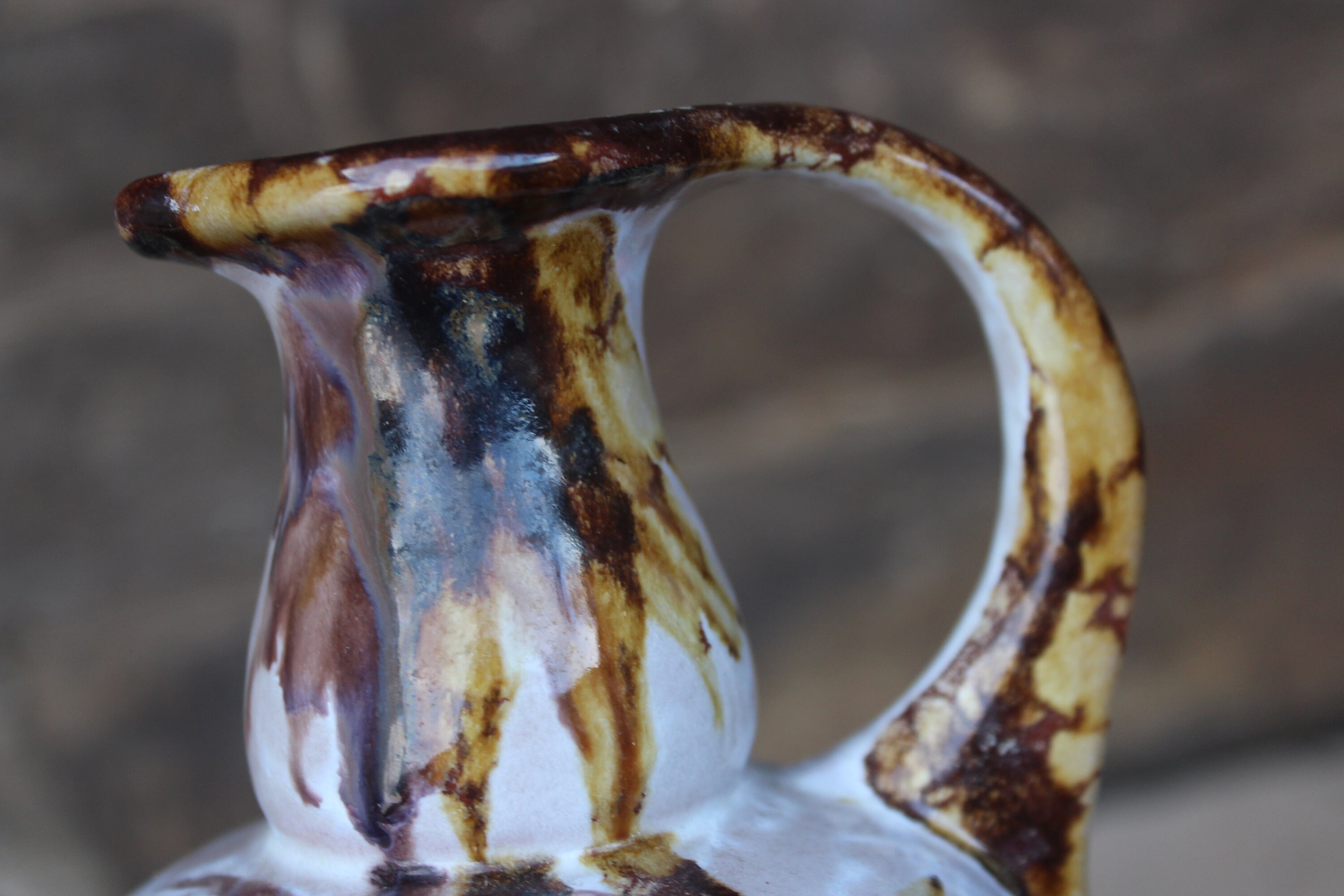 Marei Vase Handle Vase Jug 3072 Floral Decor Midcentury WGP 60s 70s - Etsy