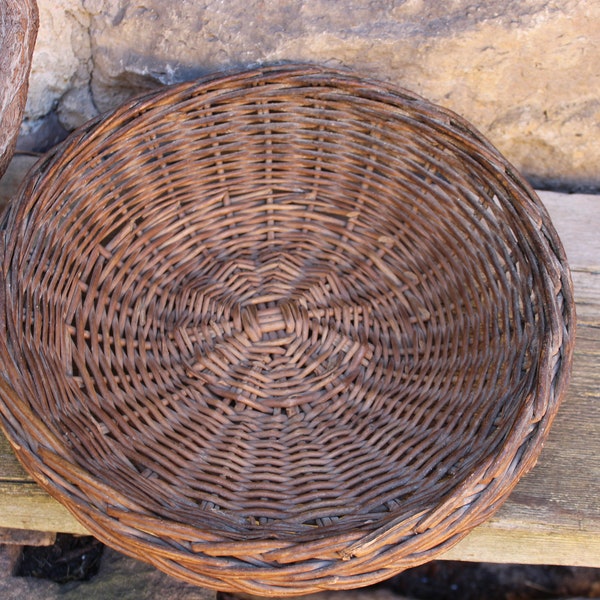Wicker Bread Basket - Etsy