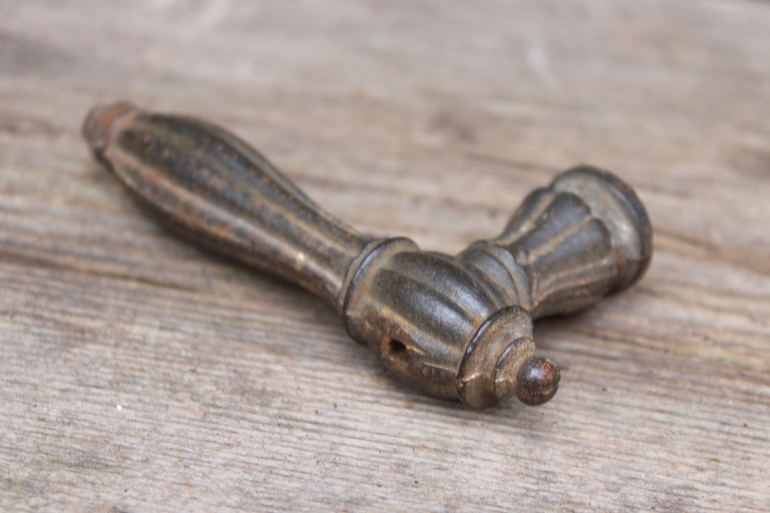Antique Iron Window Handle / Ancient Window Olive / Window Knob With ...