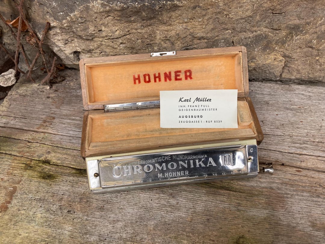 Hohner Chromonika III Harmonica in C Major With Original Box, 1940s ...