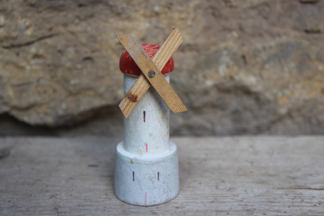 Shabby Windmill Antique Handcraft Seiffen Erzgebirge 20s 30s - Etsy