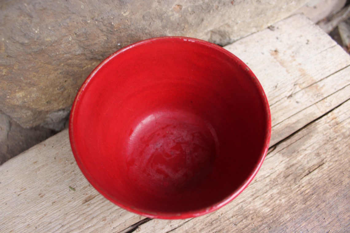 Vintage Flowerpot Planter Running Glaze Vintage 60s 70s - Etsy