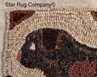 Star Rug Company Little Dog Rug Hooking Pattern - Etsy