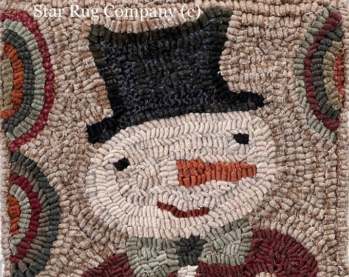Star Rug Company ~ Mister Hempenstall Primitive Rug Hooking Pattern - Etsy