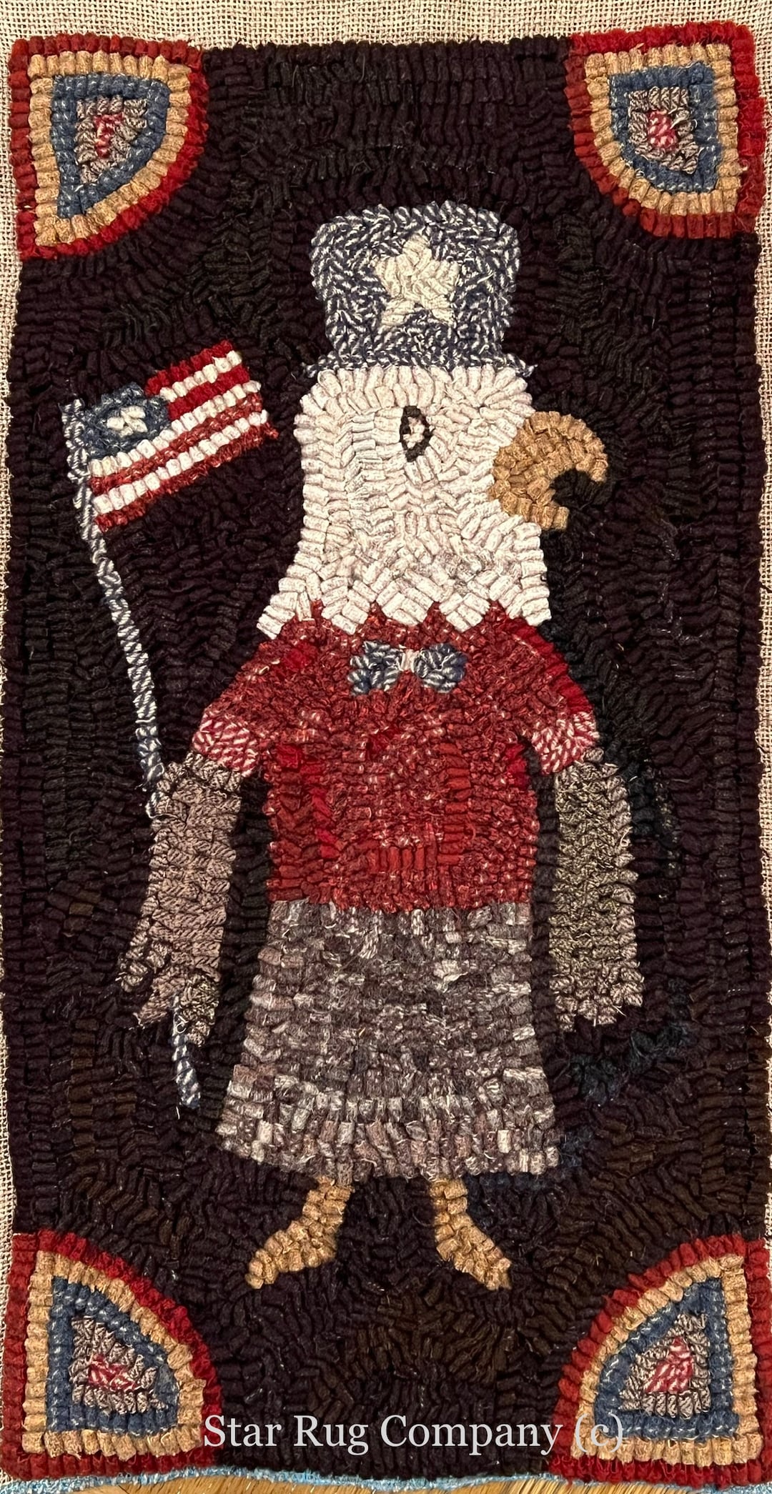 Star Rug Company ~ Mister Eagle ~ Rug Hooking Pattern (larger Size) - Etsy