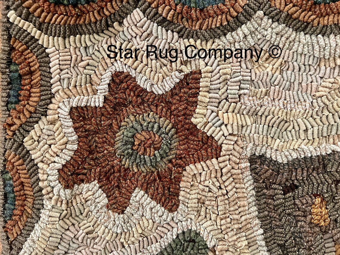 Star Rug Company Lazy Cat Primitive Rug Hooking Pattern | Etsy