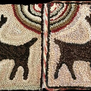 Star Rug Company DIGITAL Needle Punch Pattern ~ Antique Deer - Etsy